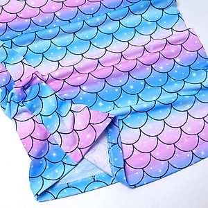 Matching American Girls&Dolls Nightgowns Mermaid Sleepwear Pajamas 18" Doll Dress,Size 6 7