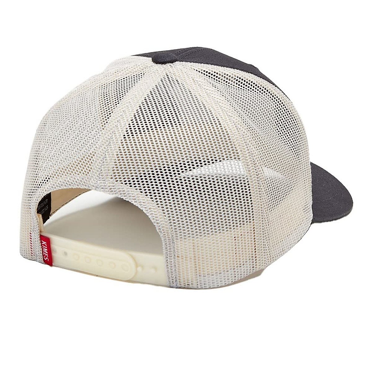 Kimes Ranch Men's Boneyard Trucker Adjustable Snapback Mid-Profile Logo Cap, Charcoal