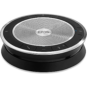 GTW Bundle with EPOS SP30+ Bluetooth Speakerphone and Global Teck Gold Support Plan - For Streaming Voice and Video Distance Learning, Remote Work, School, Conferencing Apps - Zoom, Webex, Meet, Teams