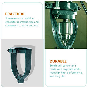DOITOOL Drill Accessory Converter Attachment Accessories Machine Hole Bench Bit Location Mortiser Woodworking Log for Chisel Furniture Part Reducer Cutters Refit Mortise Cutter（40mm Drill Sleeve）