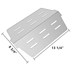 DcYourHome Grill Replacement Parts Kit for Weber Genesis 300 SER Grill Parts, 7621 Flavorizer Bars, 7622 Heat Deflector,67252 Burner Tube for Weber E330 E310 S310 E320 S330 EP310 S310 S320 EP330 Parts