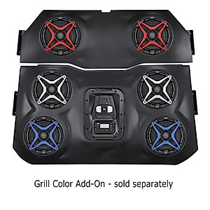 SSV Works WP-RZ3O65 Black Weather Proof Series Audio System for 2015-2023 Polaris RZR XP1000, XP4 1000, XP Turbo, XP4 Turbo w/Built-in 200 Watt 4 Channel Amplifier