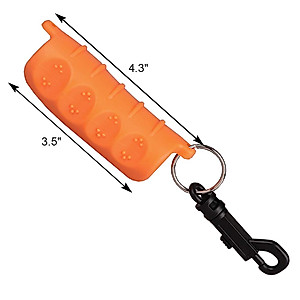 KRATARC Archery Arrow Puller Target Remover Gripper with Belt Clip (Orange)