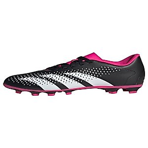 adidas Predator Match Unisex-Child Shin Guards Accuracy.4 Flexible Ground Black/White/Team Shock Pink 2