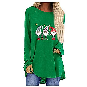 Christmas Outfits for Women Long Sleeve y2k Leopard Xmas Tree Print Vintage Oversized Christmas Sweatshirt Half Zipper Funny Graphic Colorblock 3/4 Short Sleeve red Plaid Shirt Women Womens Shorts