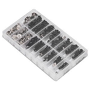 360Pcs M2 M2.5 M3 Cross Screw Kit Computer Screws Kit Alloy Steel Micro Cross Screw Assortment Set Fasteners