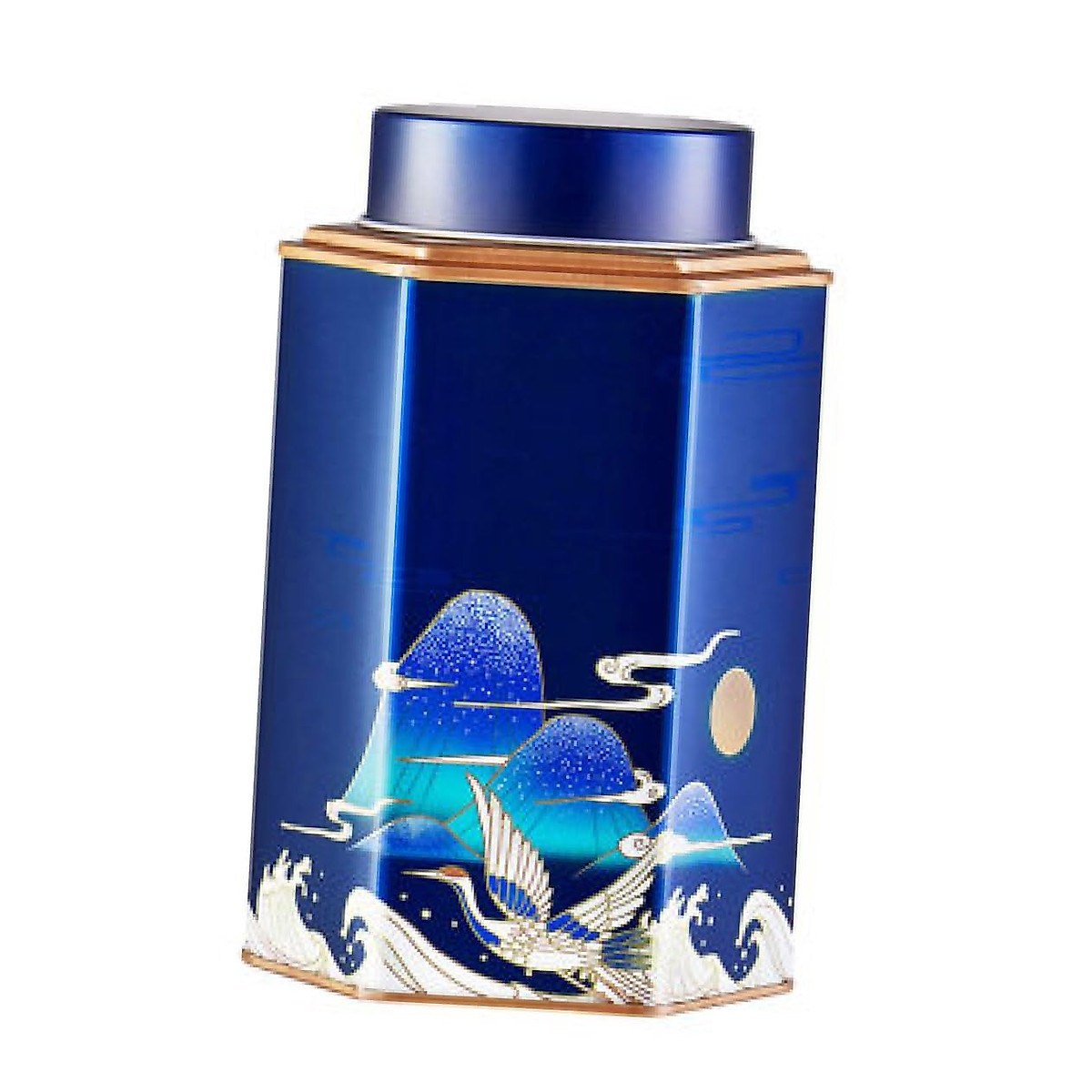 1pc Tea Tin Can Decorative Candles Storage Jars with Lids Tea Containers Chinese Tea Tins Condiment Containers Round Tea Tins Storage Storage Canister Decorative Tea Can Mini