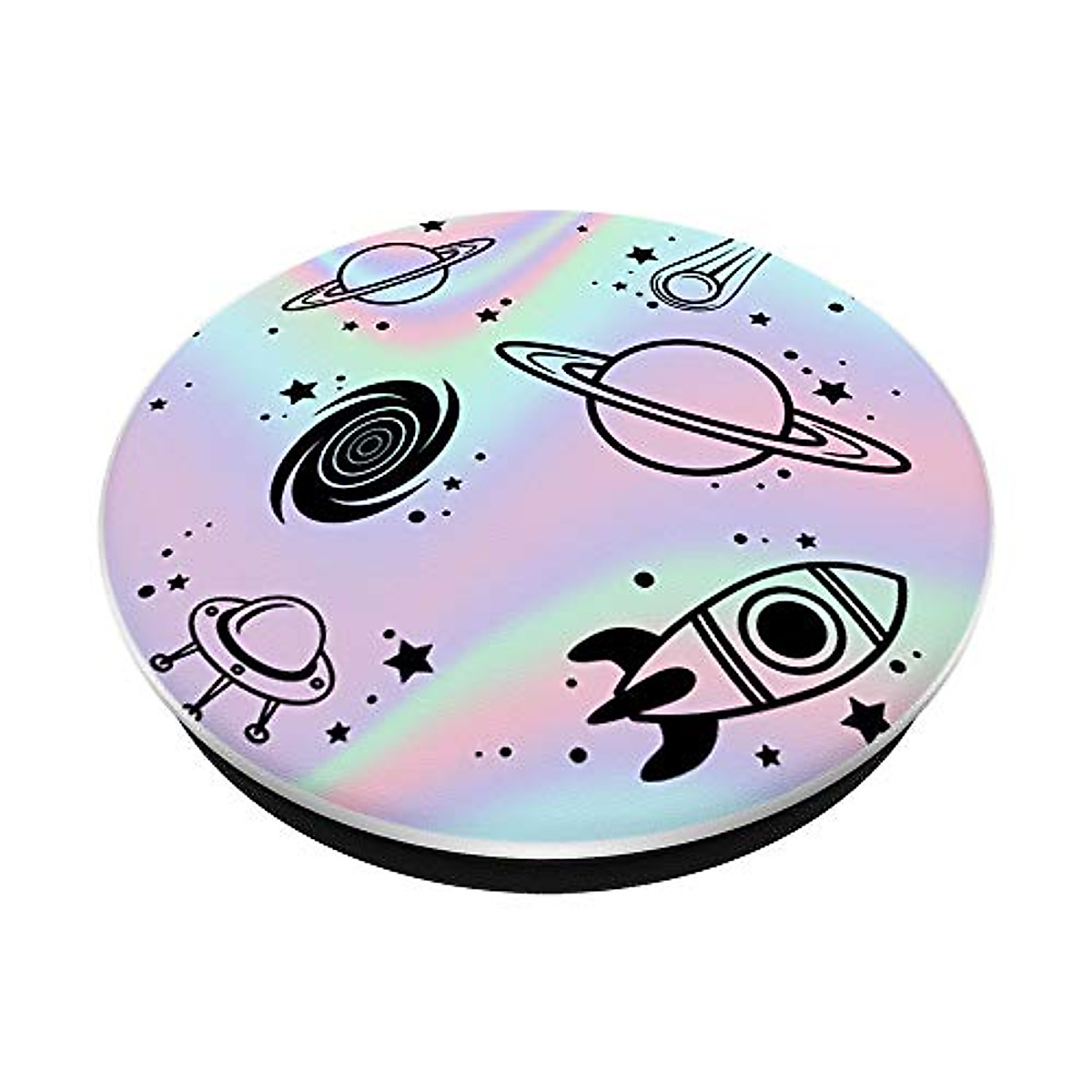 Boys Girls Kids Gift Astronaut Gift Rocketship Space Planet PopSockets PopGrip: Swappable Grip for Phones & Tablets