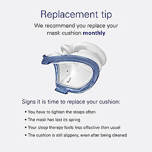 ResMed Nasal Pillow for AirFit P10 - Features Dual-Wall Technology - Single Pair, Large