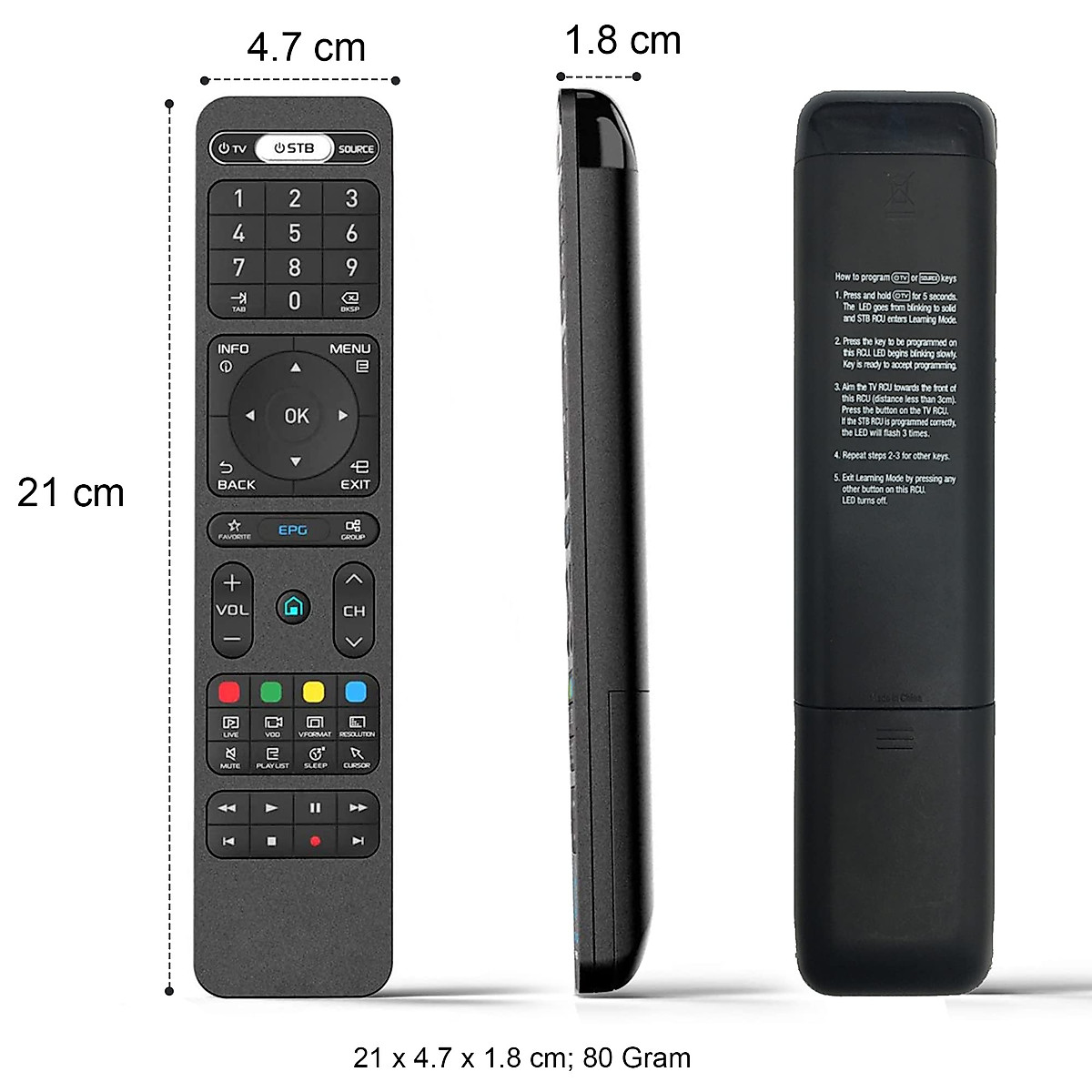 Formuler Original Remote Control - for Z8, Z7+, Z7+ 5G, ZX, ZX 5G, Z Prime FOR0095