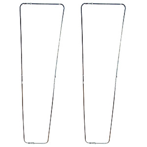 Trenton Gifts Pants Stretcher | Set of 2 | Wrinkle Free Pants Silver