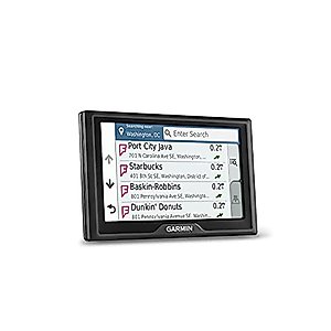 Garmin Drive 51 USA LM GPS Navigator System with Lifetime Maps, Spoken Turn-By-Turn Directions, Direct Access, Driver Alerts, TripAdvisor and Foursquare Data (Renewed)