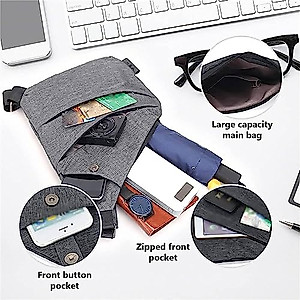 Exceptionm Personal Flex Bag, Valcen Personal Pocket Bag, Exceptionm Flex Bag for Women and Men (Black,Left)