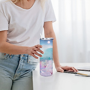 Amgkonp 25 Pack Straight Skinny Sublimation Tumbler 30oz with Straws and Lids,Stainless Steel Blank Skinny Double Wall Vacuum Insulated Tumblers Bulk,Stainless Steel Water Tumbler for DIY