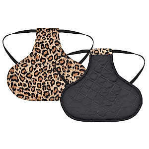 TOBILE Chicken Saddle, 5-Piece Hen Apron Set with Elastic Straps, Multicolor, Protects Feathers & Body, Ideal for Hen Owners & Chicken Farmers