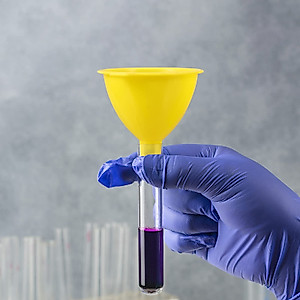 POPETPOP 10pcs Small Funnel Laboratory Funnels Plastic Liquid Funnel Cosmetic Funnels for Filling Perfume Liquid Essential Oils Bottles