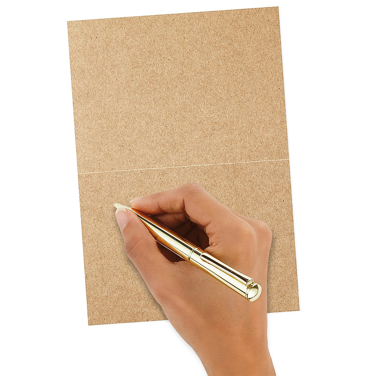 Hallmark Thank You Cards Assortment, Rustic Kraft (48 Thank You Notes with Envelopes), Grey (5STZ1160)