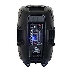 Supersonic IQ Sound Portable Bluetooth Speaker System - Red