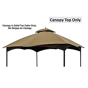 ALISUN Replacement Canopy Top for Massillon 10' x 12' Gazebo Model #L-GZ933PST