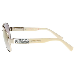 Jimmy Choo Women's Baba/S Light Gold/Browwn Mirror Gold Shade