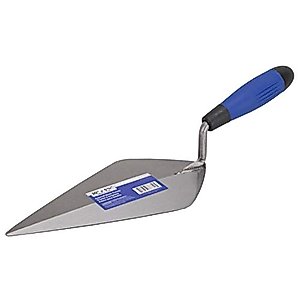 Edward Tools Brick Trowel - Pro Line Pointing Trowel with high carbon steel blade - Ergo-soft comfort handle - Forged steel into single piece for extra strength - High lift handle (10")