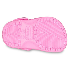 Crocs Unisex-Baby Classic Littles Clogs |Baby Shoes, Ballerina Pink, 2-3 Infant