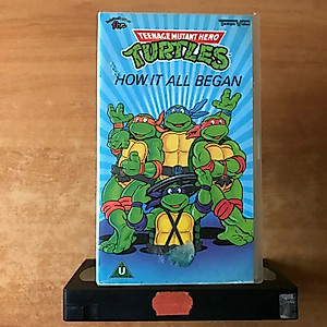 Teenage Mutant Hero Turtles: How It All Began [Tempo Video] Children's - Pal VHS