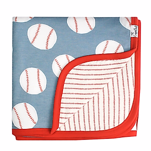 Copper Pearl Three-Layer Baby Blanket: Soft Baby Quilts for Boys and Girls | Breathable, Cozy, Toddler Blanket | Baby Quilt for Newborns | 46x46 Premium Polyester/Rayon | Slugger