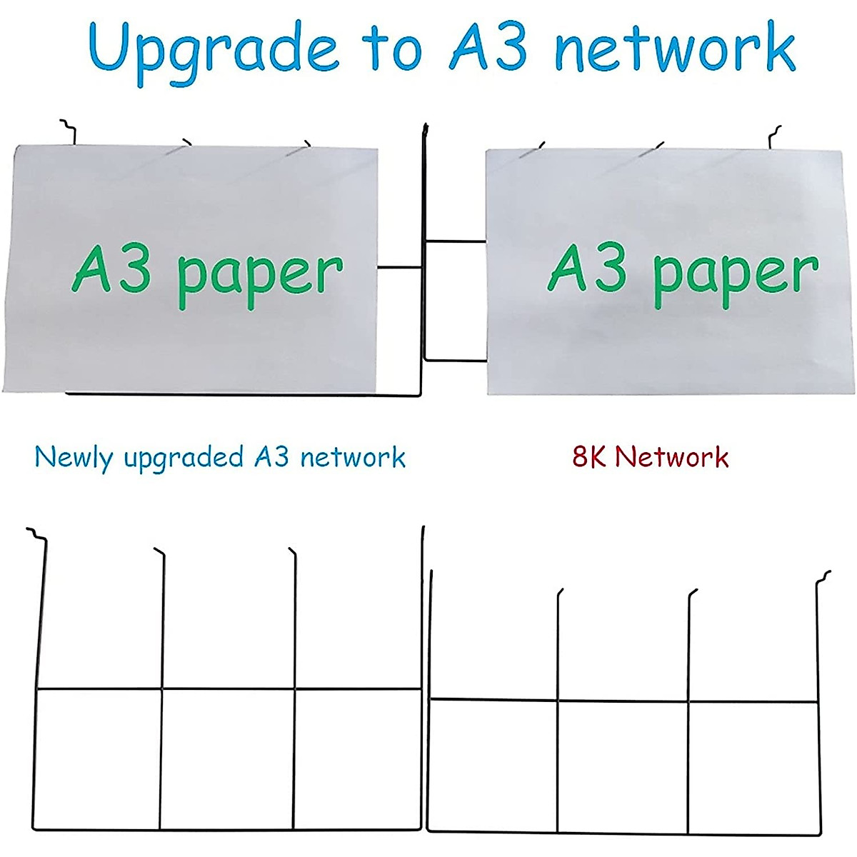 Art Drying Rack, 25-Tier Mobile Clothes Rack with Wire Rack for Artwork, Drying and Printing Rack, Protect Artwork While Drying, Great for Schools and Art Clubs