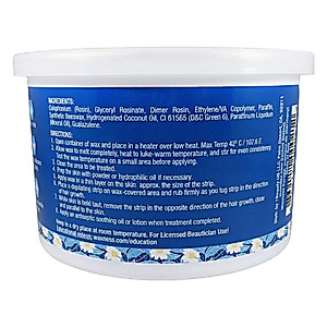 Wax Necessities Waxness Azulene Stripless Hard Wax Tin 14 Ounces