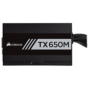 CORSAIR TXM Series, TX650M, 650 Watt, 80+ Gold Certified, Semi Modular Power Supply