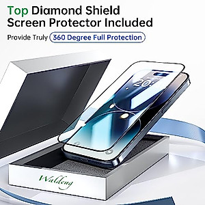 for iPhone 14 Pro Max Case with Sturdy Camera Stand [𝟐𝟎𝟐𝟑 𝑵𝑬𝑾], [Compatible with MagSafe] [Military Grade Protection] Shockproof Translucent Matte Magnetic Stylish Phone Case 6.7 inch, Black