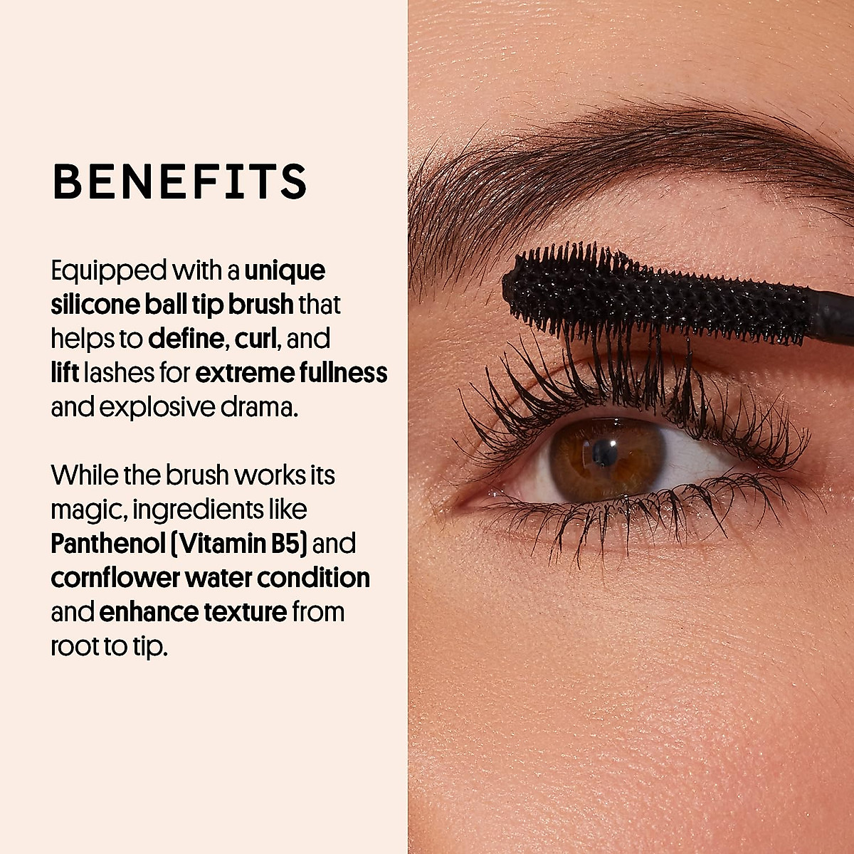 Winky Lux ExtravaLash Mascara, Voluminous Mascara and Lengthening Mascara - Black Mascara Eye Makeup