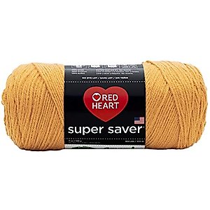 Red Heart Super Saver Yarn-Gold