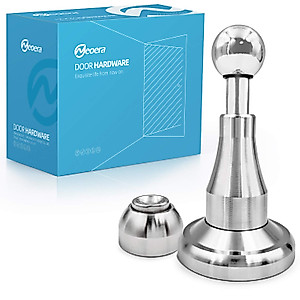 Neoera Magnetic Door Stopper, Updated Hydraulic Shock Absorbent Technology, Soft-Catch Magnetic Hold, Premium 304 Stainless Steel, Anti-Rust, Heavy Duty for Various Door Types, Wall Mount 1Pack