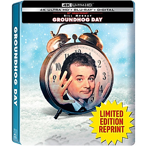 Groundhog Day 30th Anniversary SteelBook (4K Ultra HD + Blu-ray + Digital) [4K UHD]