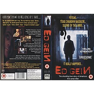 Ed Gein: Based On True Events - Psychotic Serial Kiler - Large Box - Pal VHS