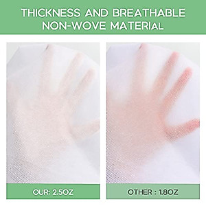 AJumpoo Plant Covers Freeze Protection, Winter Cold Weather Frost Blankets Shrub Jacket with Drawstring Reusable Frost Cloth for Outdoor Plants Fruit Tree Potted -2 Pack