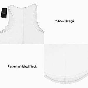 Mens Workout Stringer Tank Tops Fitness Performance Muscle Sleeveless Shirts Gym Training Bodybuilding Vest(GNWTSB XL)