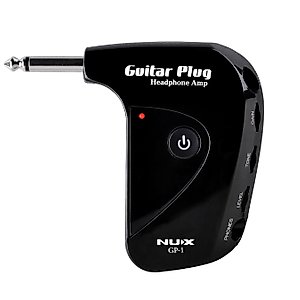 NUX GP-1 Guitar Plug Headphone Amp with Classic British Distortion Effect