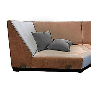 AKOAK 6 Pcs Metal Sectional Sofa Connectors Sectional Connectors Furniture Interlock with 12 Pcs Screws