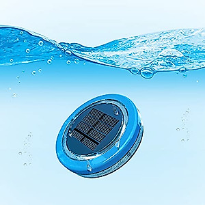 Tomotato 4 Pcs Solar Floating Lights, Waterproof Solar Floating Pool Led Lights Color Changing Solar Lights for Swimming Pool Pond Spa Hot Tub Garden