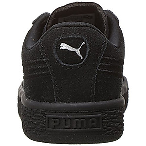 Puma Baby Girls Suede Classic Badge Sneaker, Black Black, 7 Infant