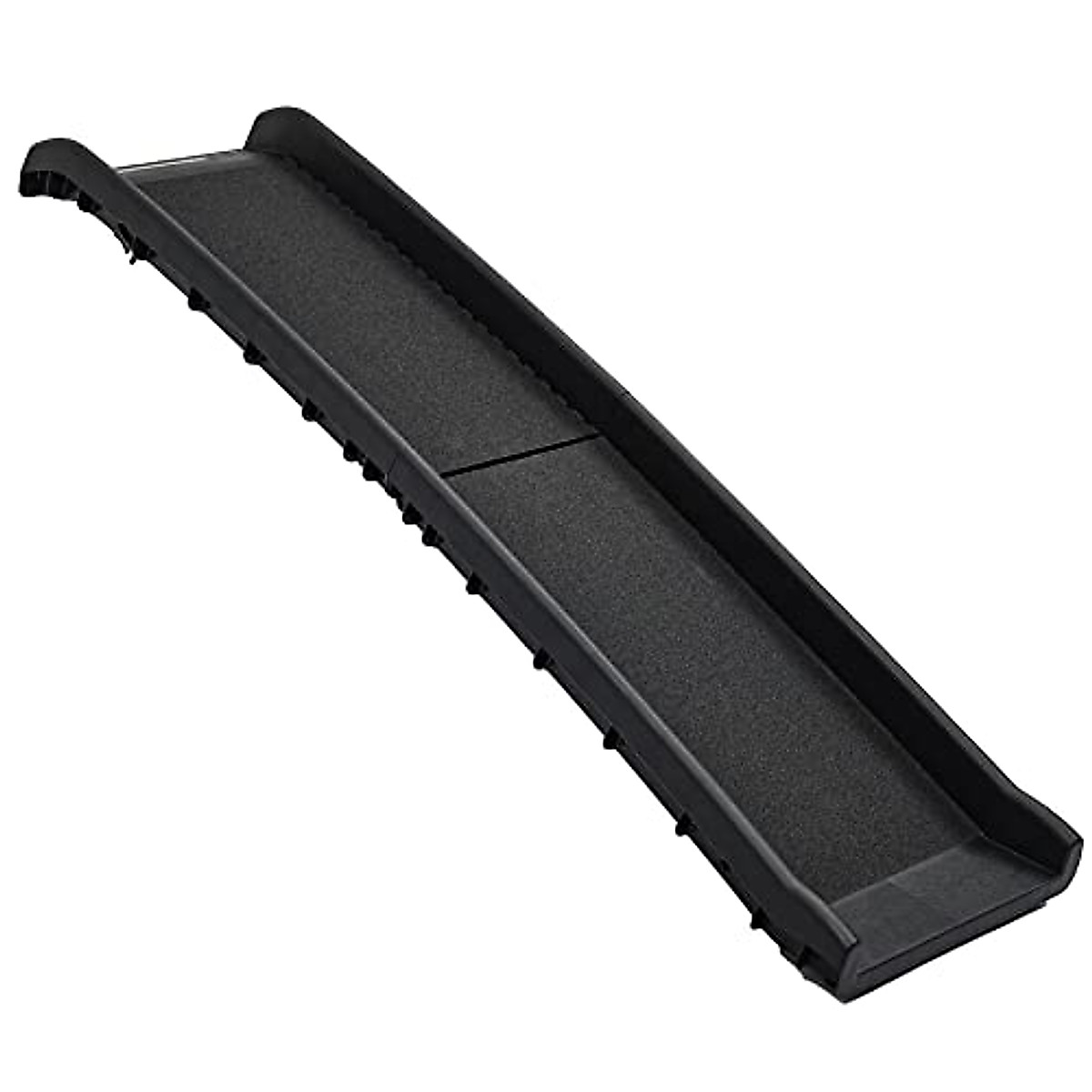 YITAHOME 61in Folding Dog Ramp for Cars, Portable Pet Ramp for Large Dogs, Lightweight Non-Slip Resin Dog Car Ramp with Safe Raised Sides Stairs Step Ladder for SUV Truck, 150lbs Load Capacity