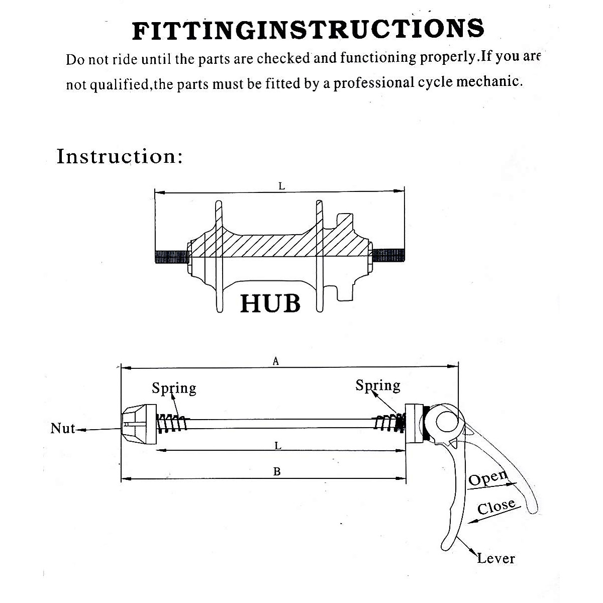 Wileosix Quick Release Skewer Set - Front & Rear
