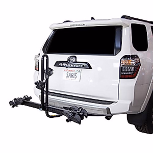 Saris Freedom Bike Hitch Car Rack, 2-Bicycle Carrier, Black