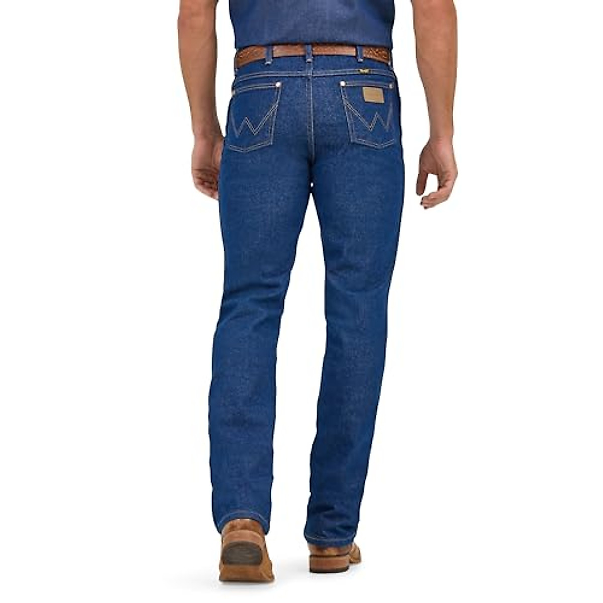 Wrangler Men's Cowboy Cut Slim Fit Jean, Prewashed Indigo, 30W x 36L