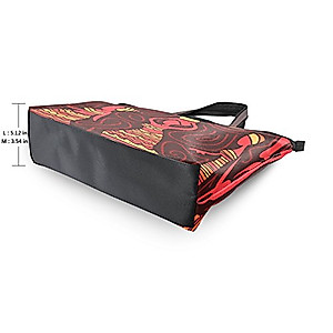 JSTEL Women Large Tote Top Handle Shoulder Bags Abstract African Art Patern Ladies Handbag