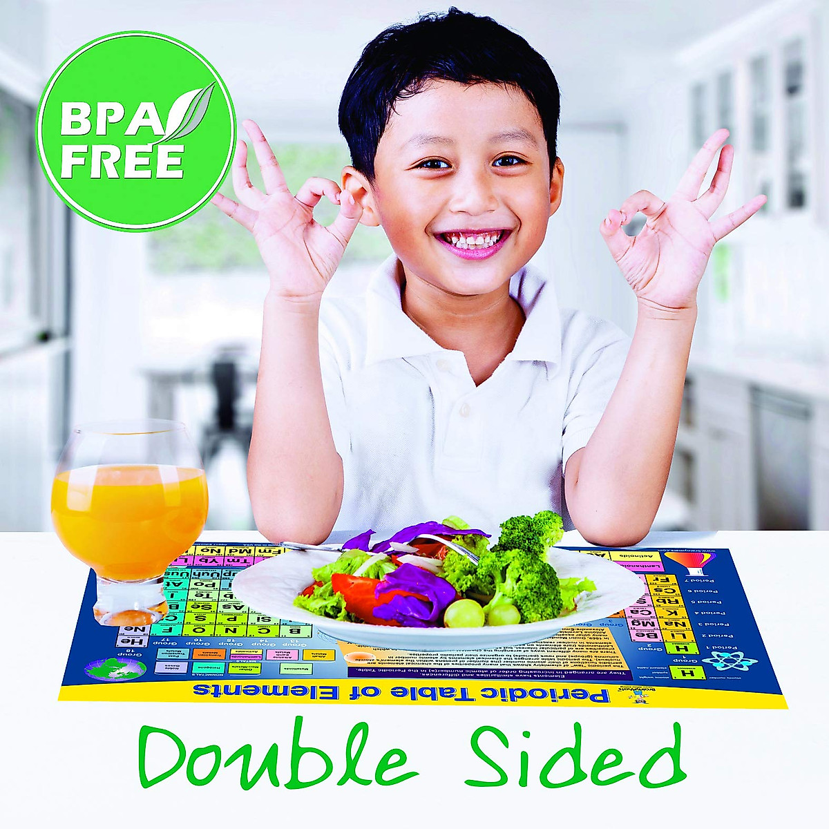 Brainy Mats Presidents Placemat for Kids 17 X 11