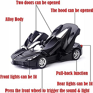 Alloy Collectible Ferrari Race and Play LaFerrari Pull Back Vehicles Diecast Cars Model